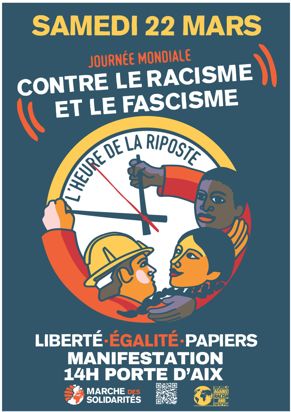 Samedi 22 mars 2025 – Marche des solidarités / Journée mondiale contre le racisme et le fascisme ...